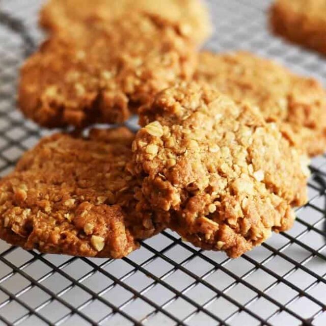 The Best Anzac Biscuits Recipe (Chewy Or Crunchy)