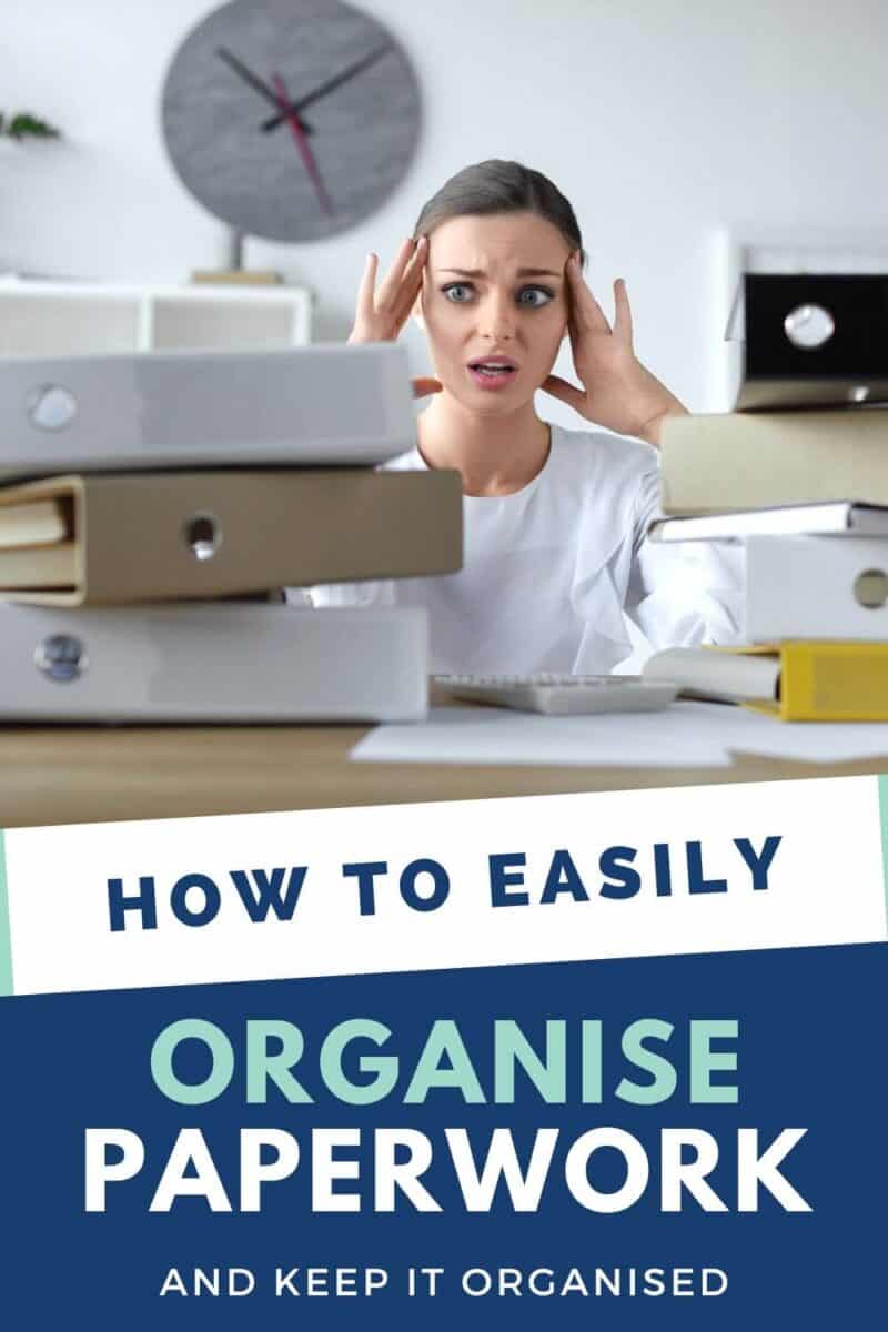 How To Organise Paperwork At Home + Storage Ideas