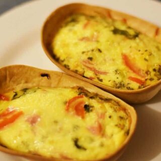 Taco Boat Quiche Recipe - Lunchbox Size Quiches