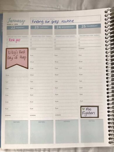 How To Set Up A New Planner For The New Year
