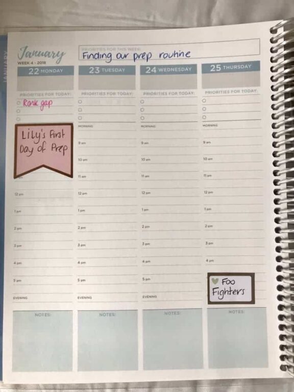 How To Set Up A New Planner For The New Year