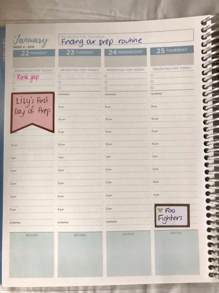 How To Set Up A New Planner For The New Year