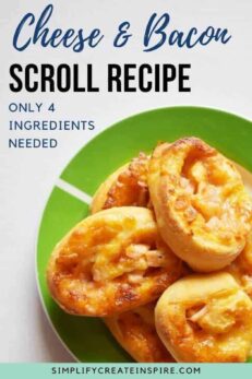 Savoury Cheese & Bacon Scrolls Recipe