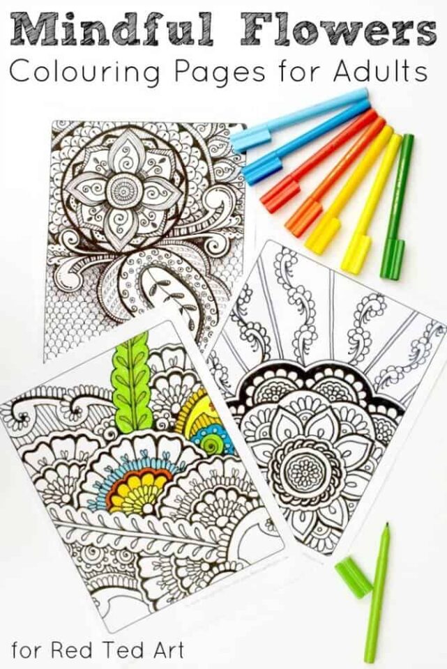 70+ Printable Mindfulness Colouring Pages For Adults & Kids