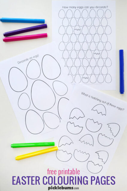 50+ Free Printable Easter Colouring Pages & Activities
