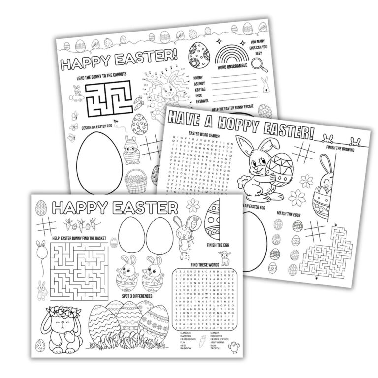 70+ Free Printable Easter Colouring Pages & Activities