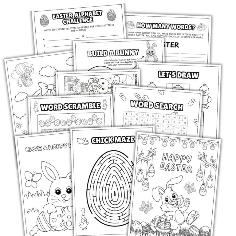70+ Free Printable Easter Colouring Pages & Activities