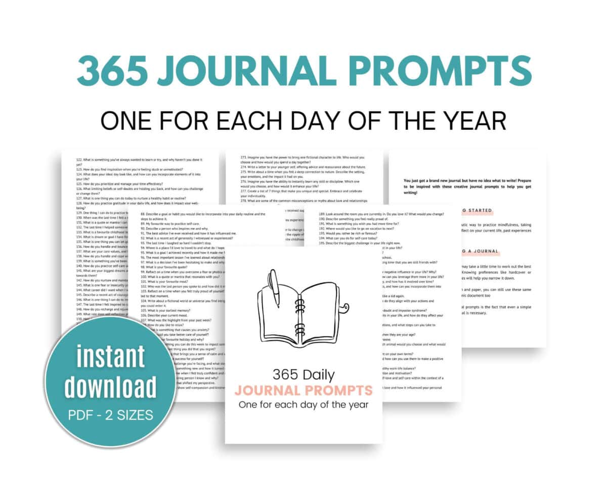 365 Daily Journal Prompts For Self-Discovery