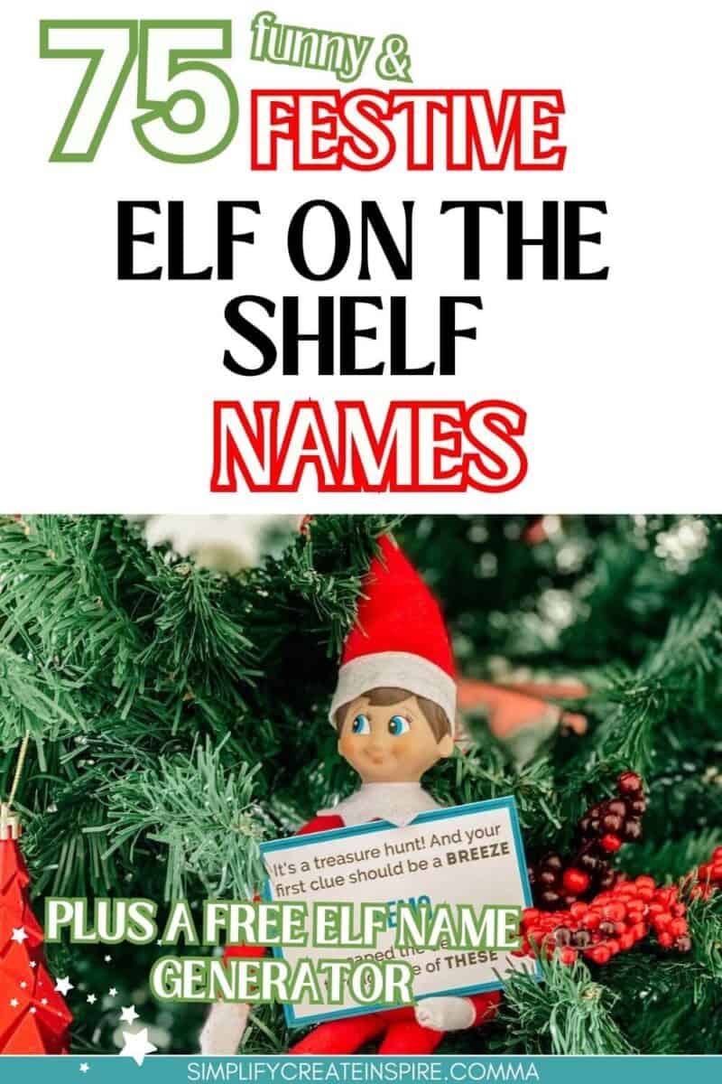 75 Elf On The Shelf Names + Christmas Elf Name Generator