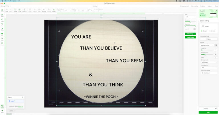 How To Make Laser Cut Wood Signs (xTool M1 Tutorial)