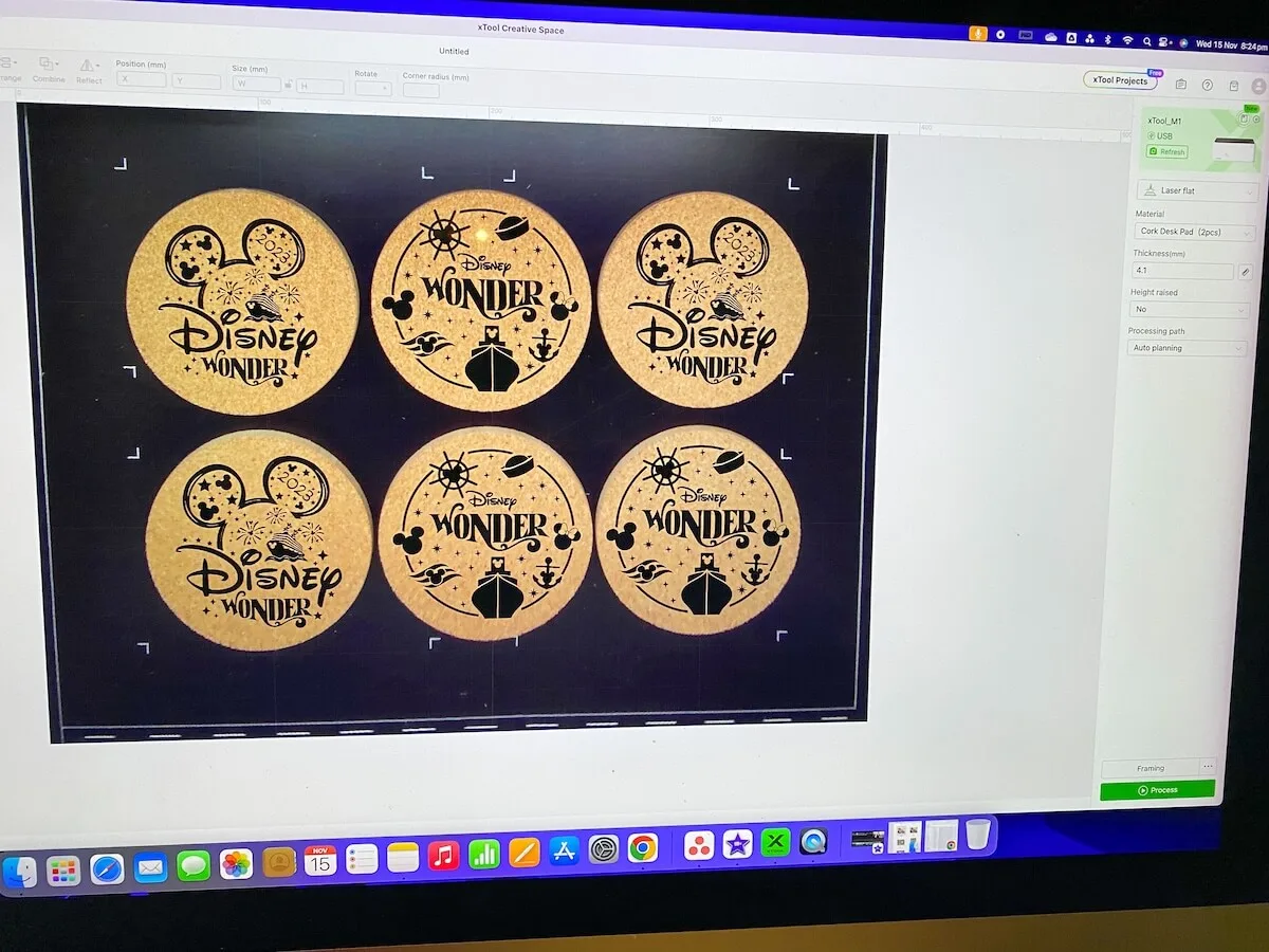 DIY Laser Engraved Cork Coasters With XTool M1