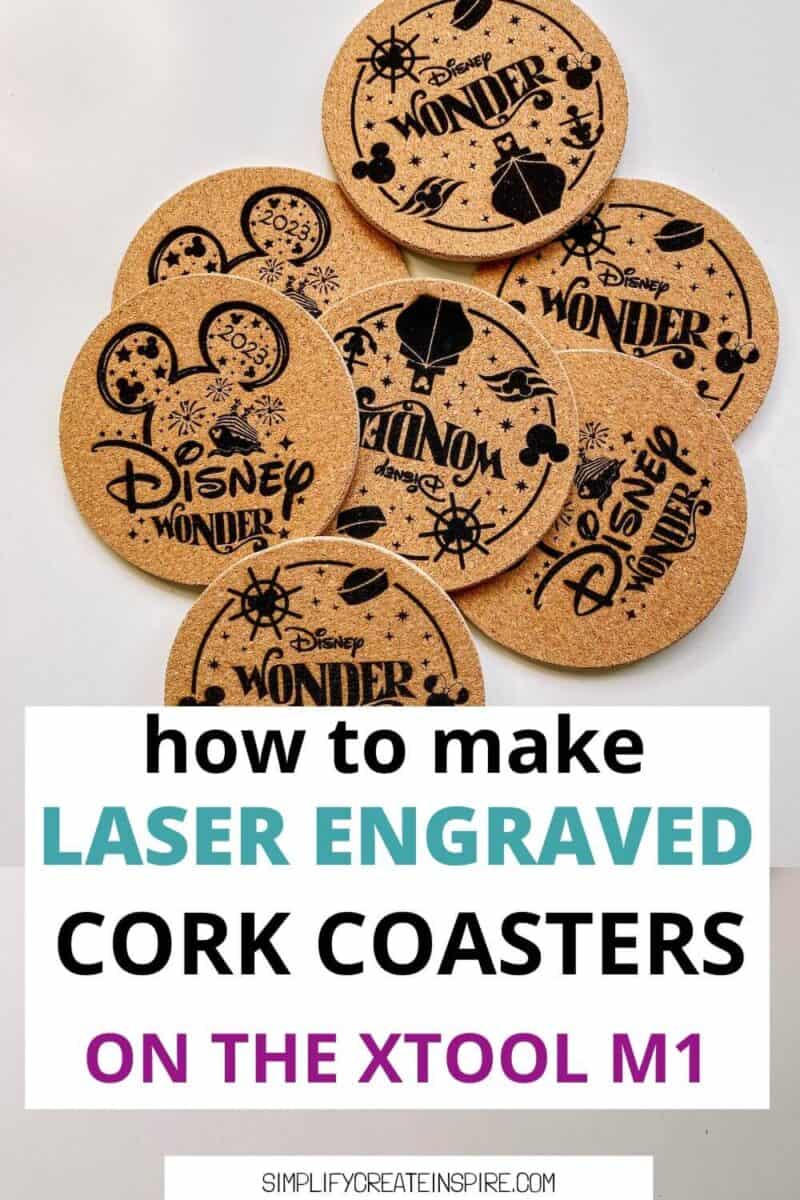 DIY Laser Engraved Cork Coasters With XTool M1