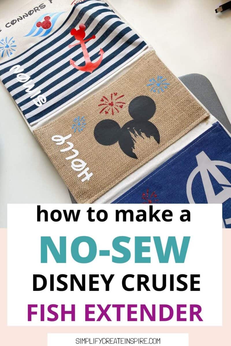 Easy No-Sew Fish Extender Door Hanger For Your Disney Cruise
