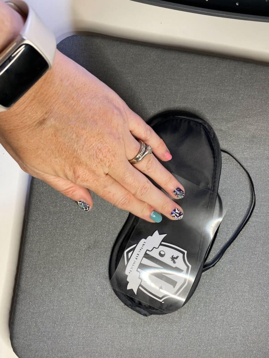 DIY Sleep Masks Using Cricut: How To Personalise With HTV