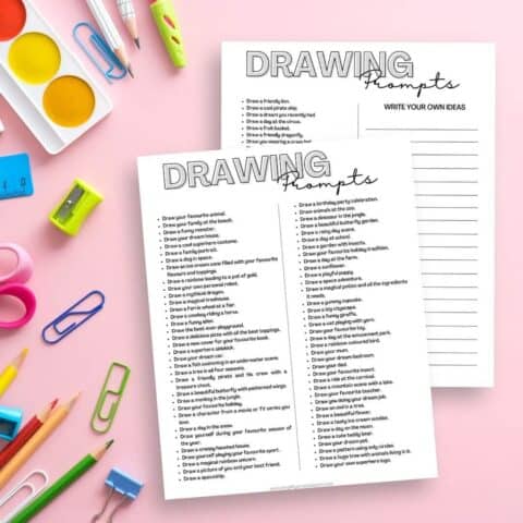 100 Drawing Prompts For Kids To Inspire Creativity