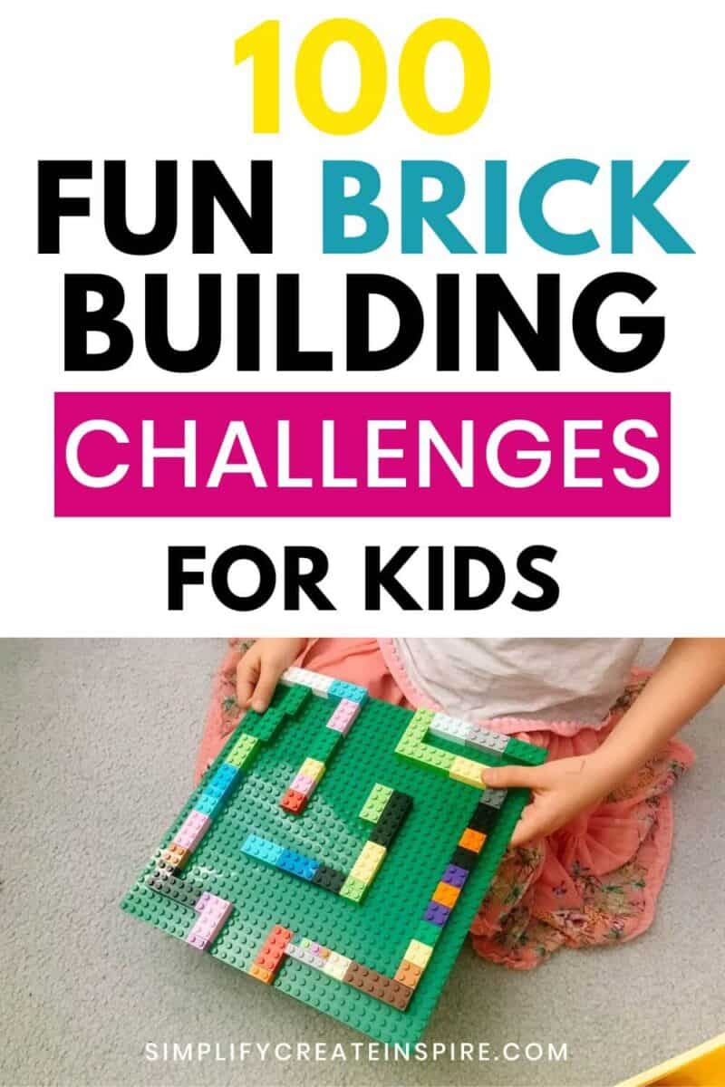 100 LEGO Challenges For Kids: Brick-Building Ideas