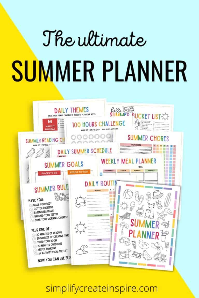 The Ultimate Summer Planner: Plan Your Best Summer Ever