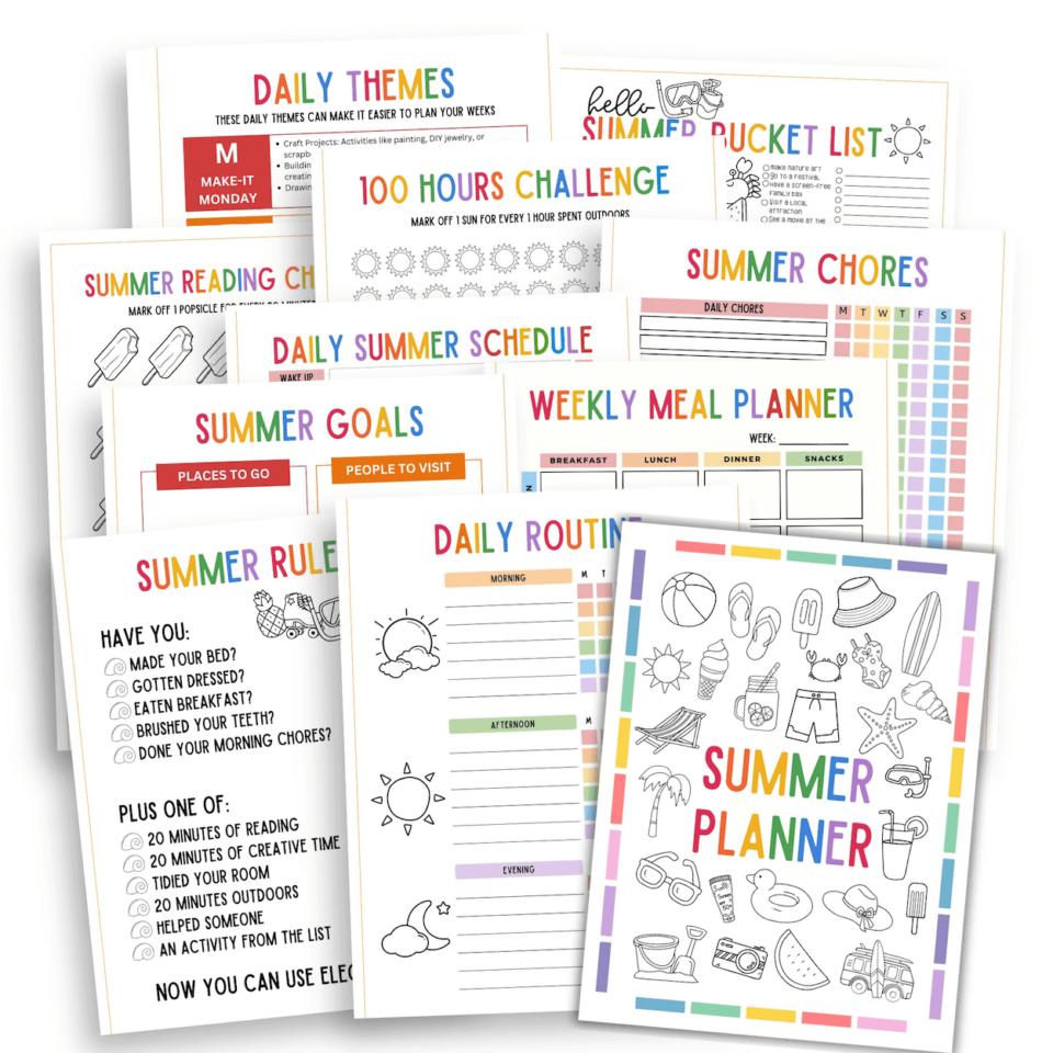 The Ultimate Summer Planner: Plan Your Best Summer Ever