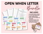 Open When Letters: Letter Ideas, What To Include & Rules