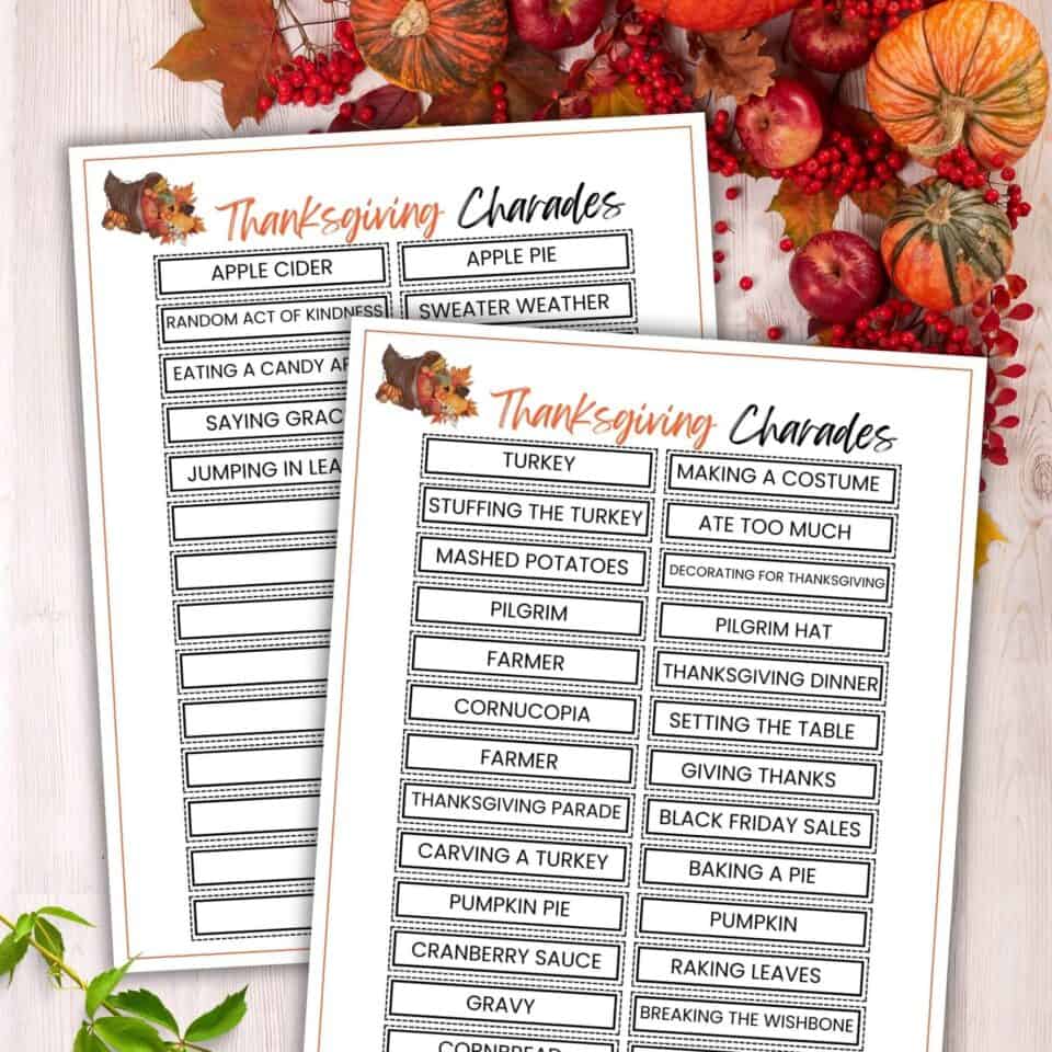 25 Thanksgiving Games For Families & Friends
