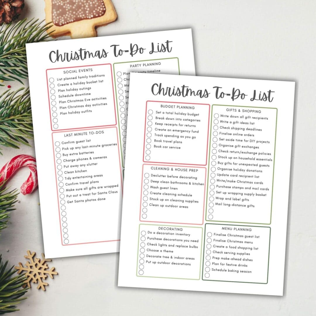 Ultimate Christmas To-Do List + Free Holiday Prep Checklist
