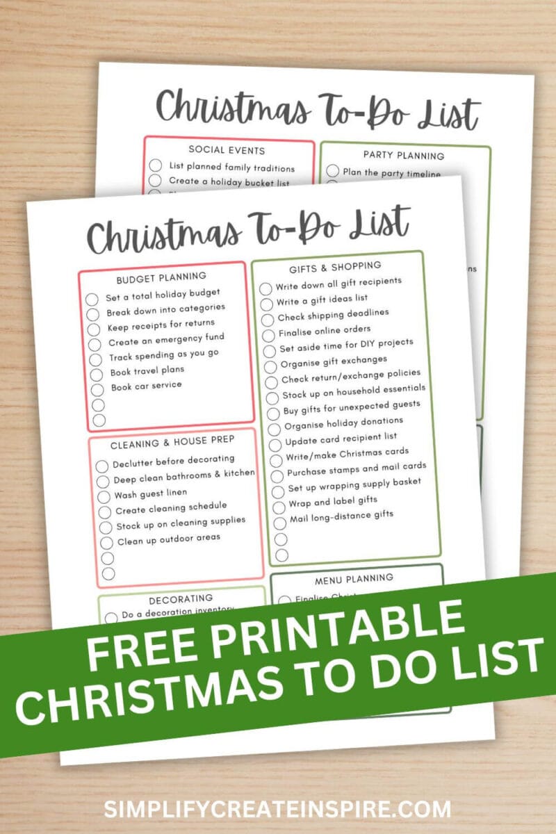 Ultimate Christmas To-Do List + Free Holiday Prep Checklist