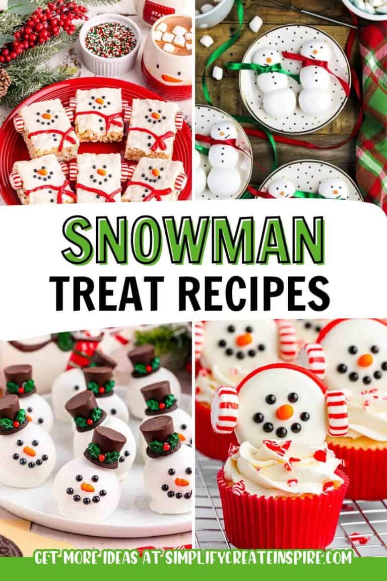22 Cute Snowman Treats To Make This Christmas