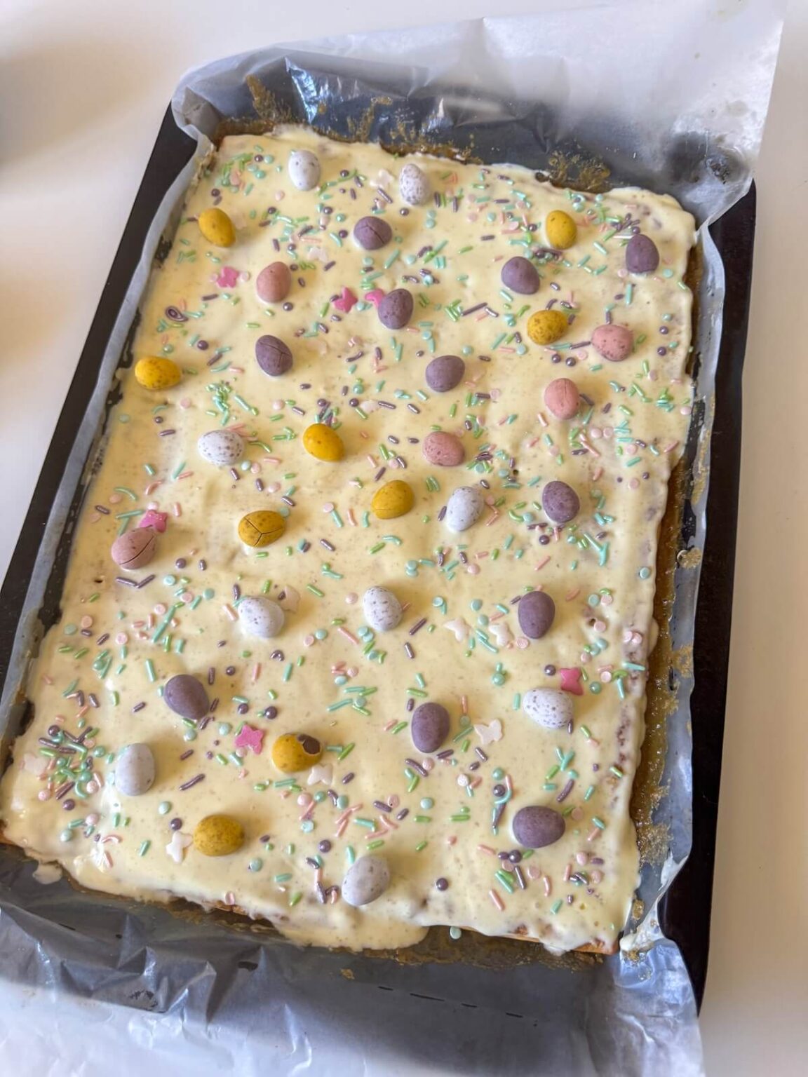 White Chocolate Easter Egg Crack