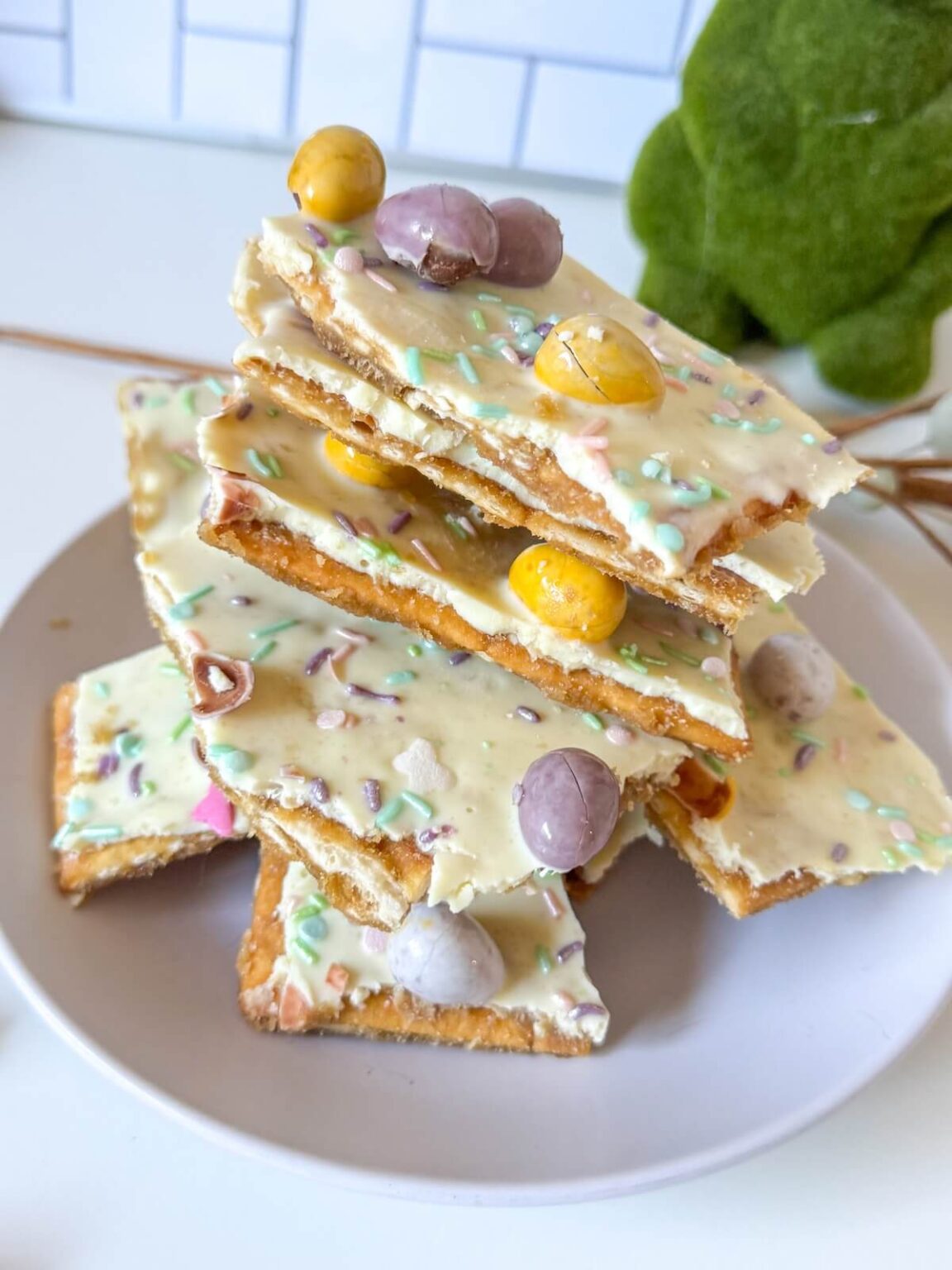 White Chocolate Easter Egg Crack