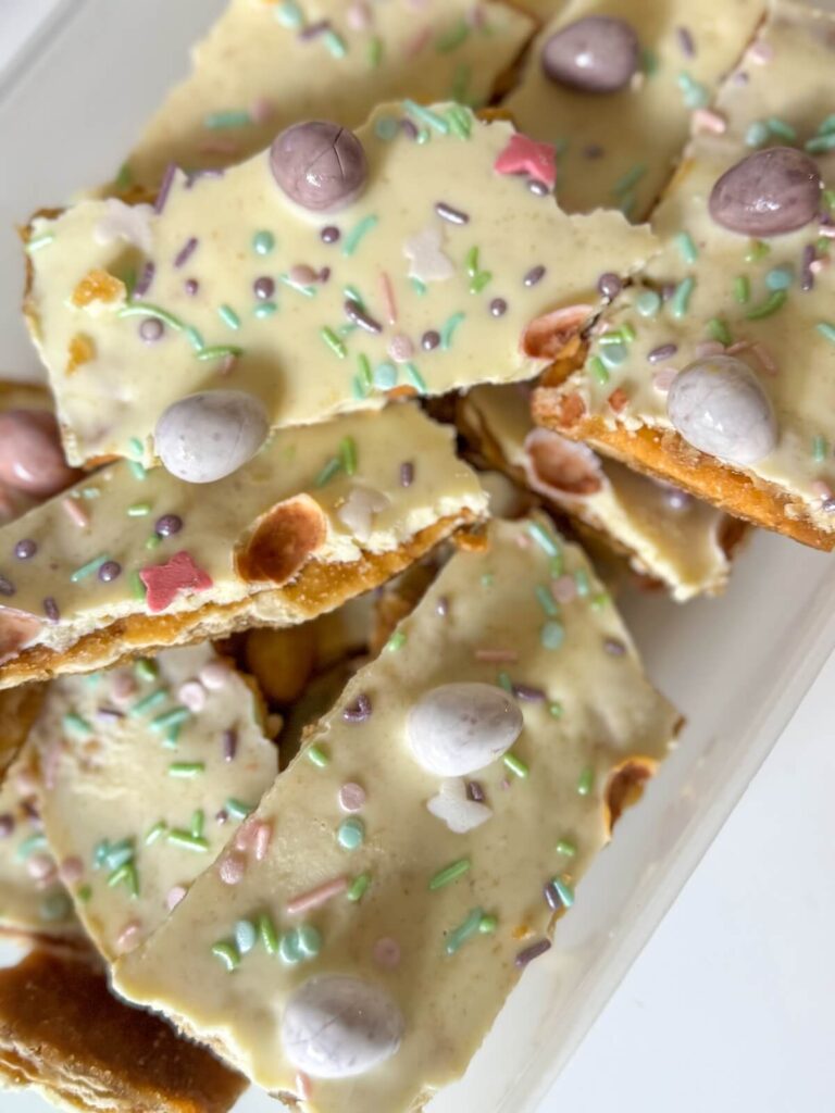 White Chocolate Easter Egg Crack