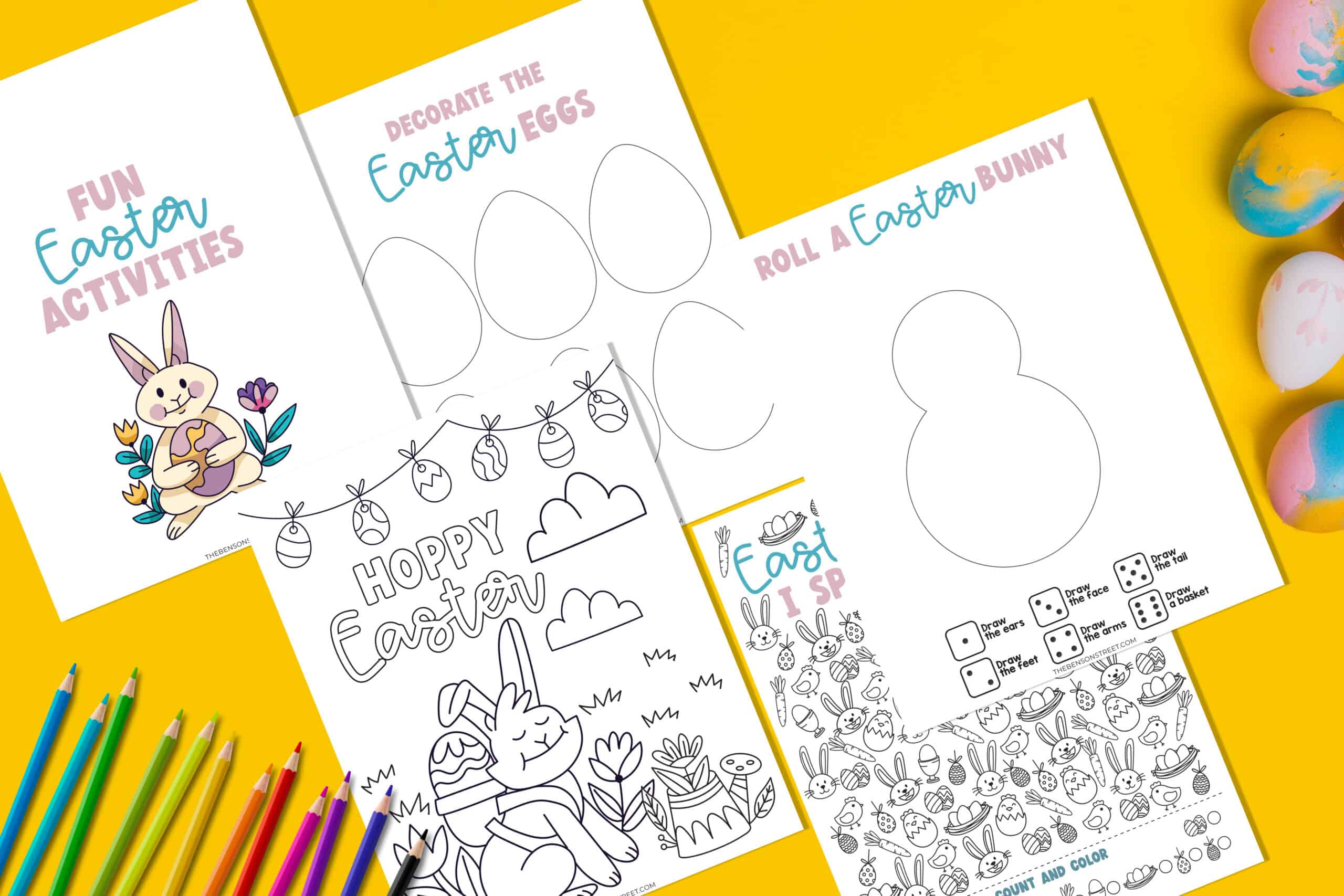 70+ Free Printable Easter Colouring Pages & Activities