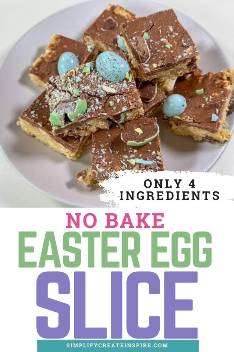 No Bake Easter Slice With Mini Eggs
