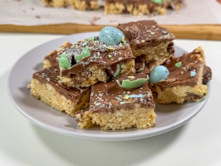 No Bake Easter Slice With Mini Eggs