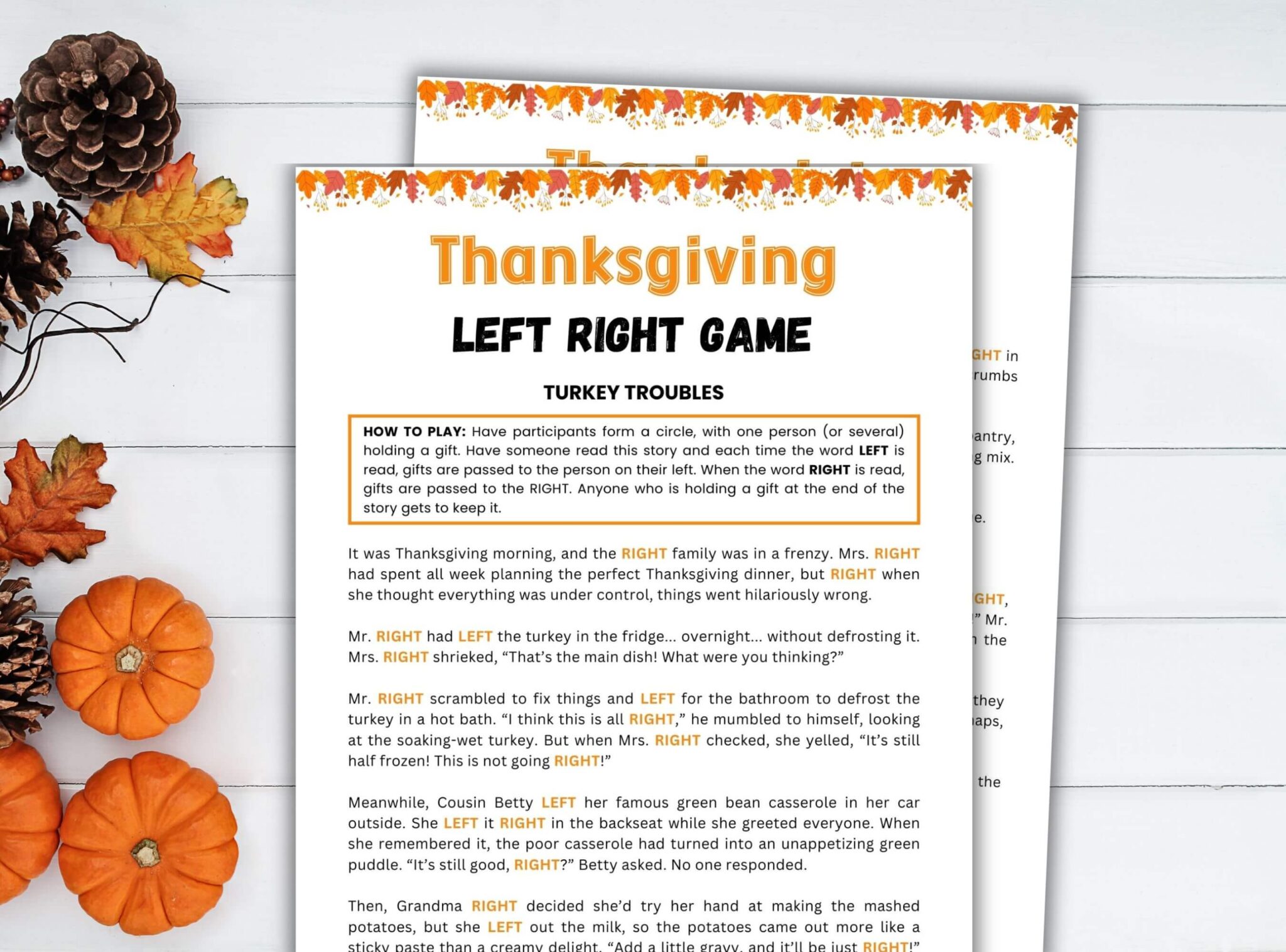 25 Thanksgiving Games For Families & Friends