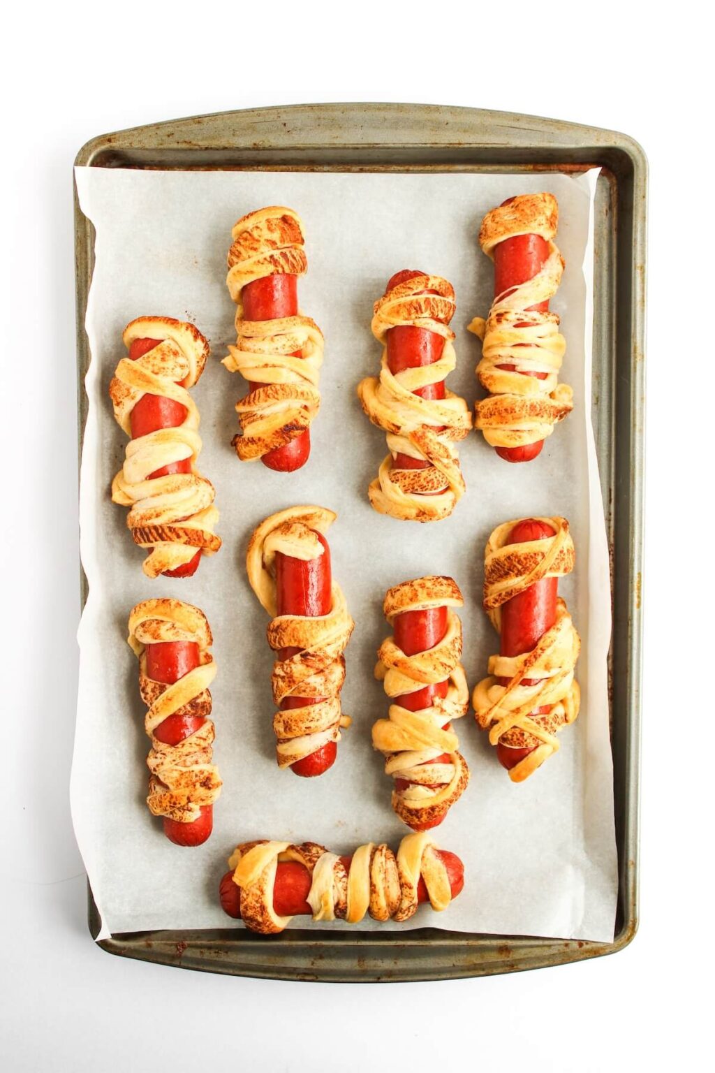 Halloween Mummy Sausages