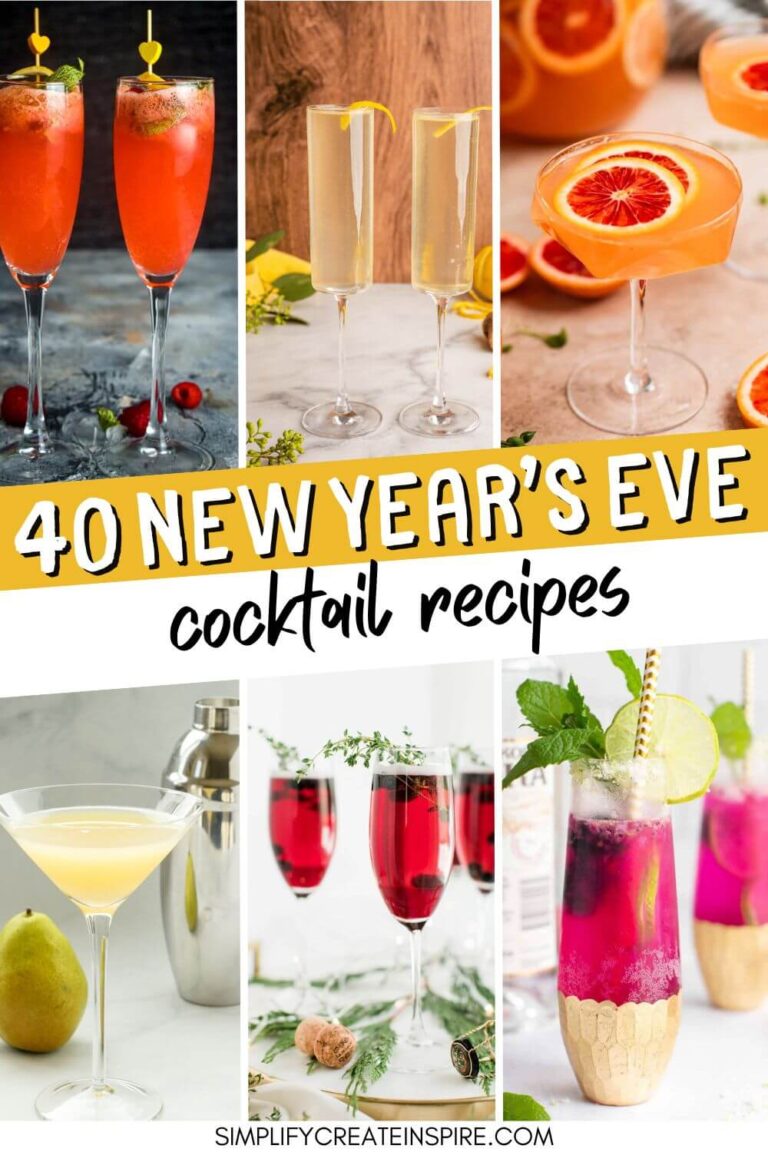 40 New Year’s Eve Cocktails To Countdown In Style