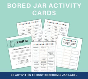 125 Fun I'm Bored Jar Ideas For Kids